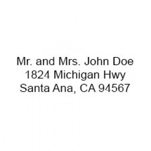 Small Address Stamp– Corporate Kit
